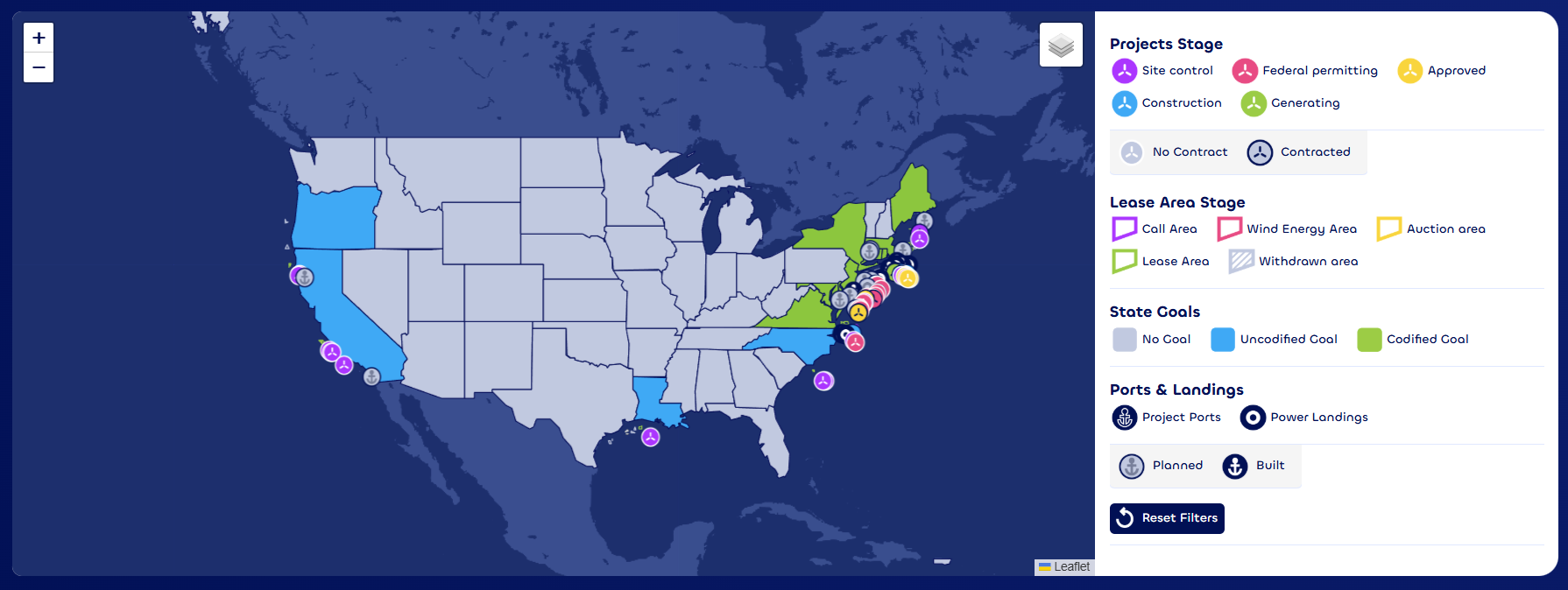 Map: Offshore Wind in the United States - Virginia Conservation Network